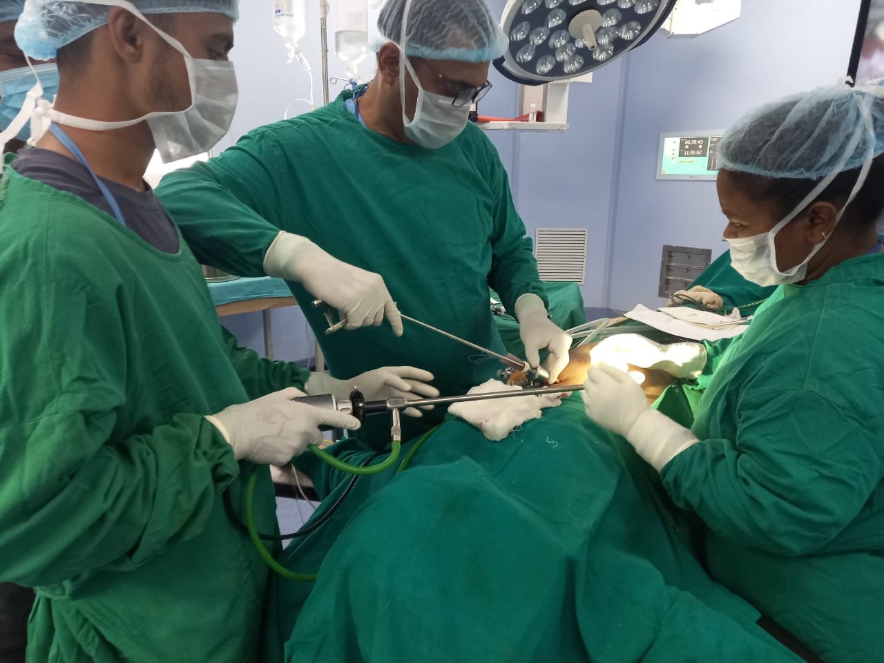 सदर अस्पताल मे पहली बार लेप्रोस्कोपिक विधि से ऑपरेशन | Bihar Jharkhand News